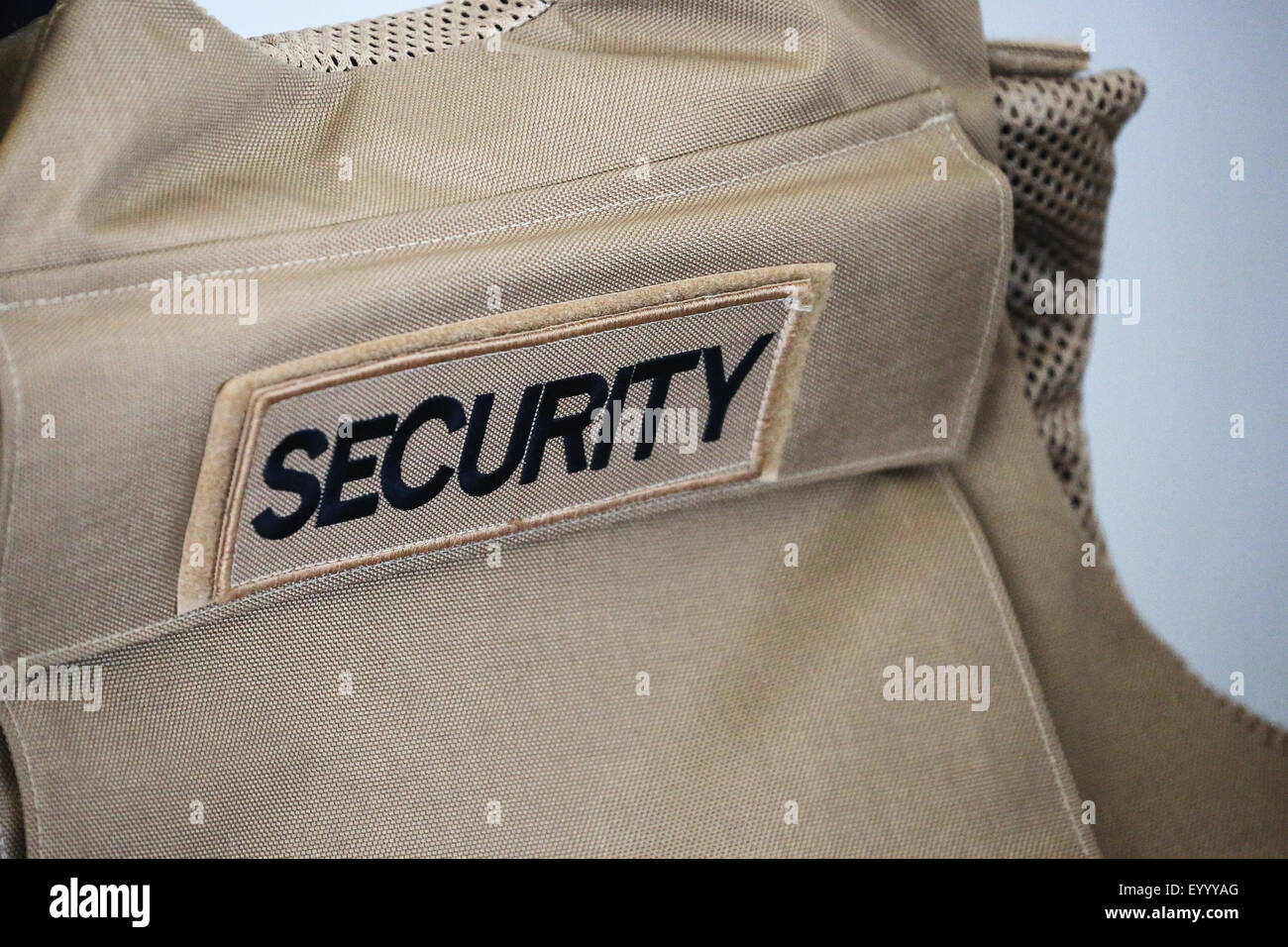 security vest used by guards on board Queen Elizabeth Cunard liner ...