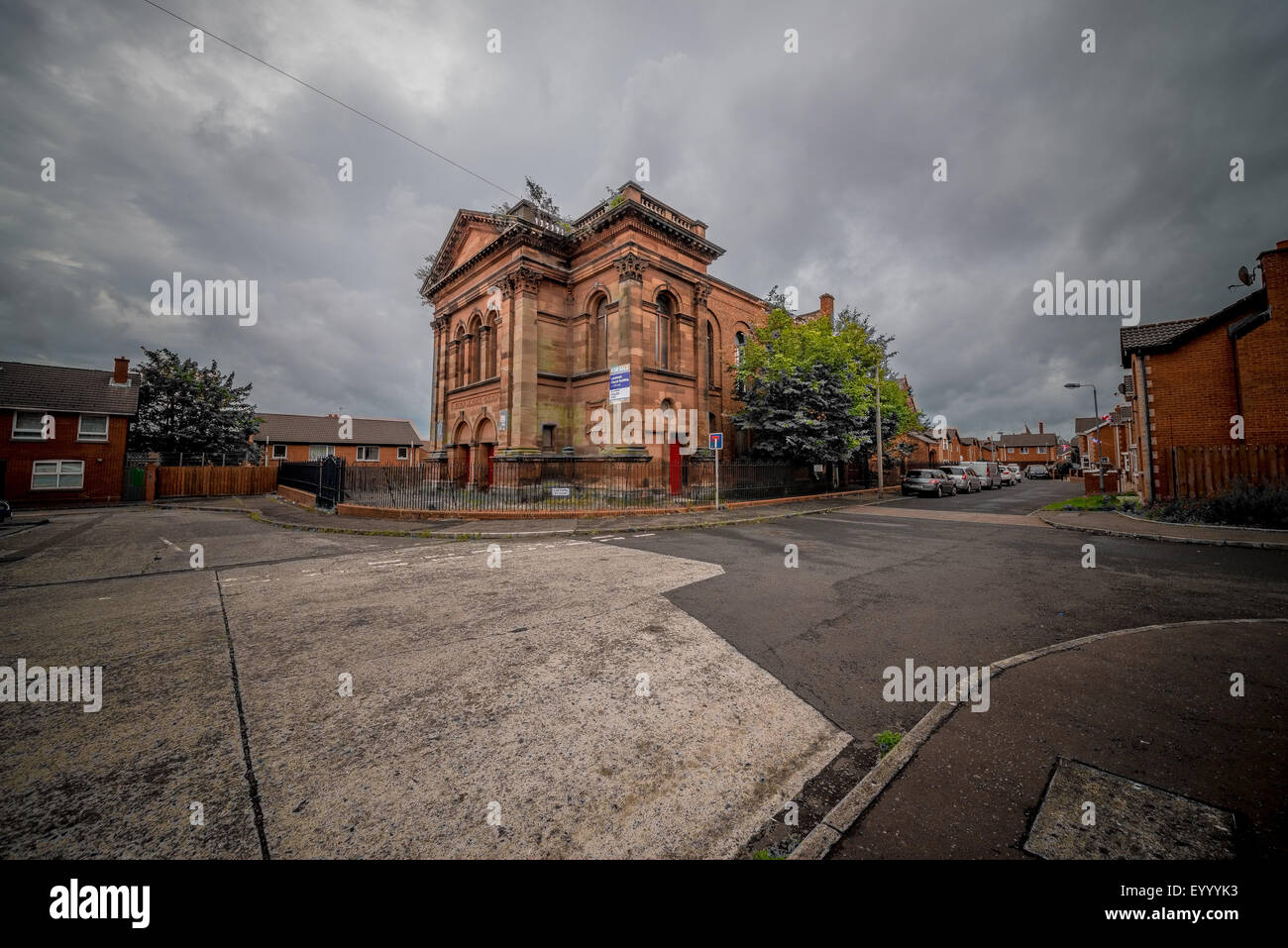Dark past of Shankill area in west Belfast Stock Photo - Alamy
