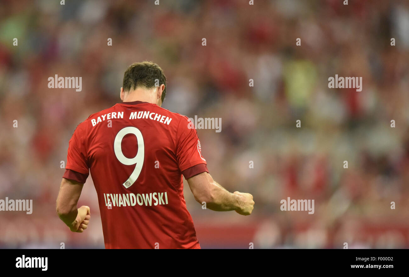 Munich, Germany. 04th Aug, 2015. Robert Lewandowski of FC Bayern Munich during the Audi Cup in ...