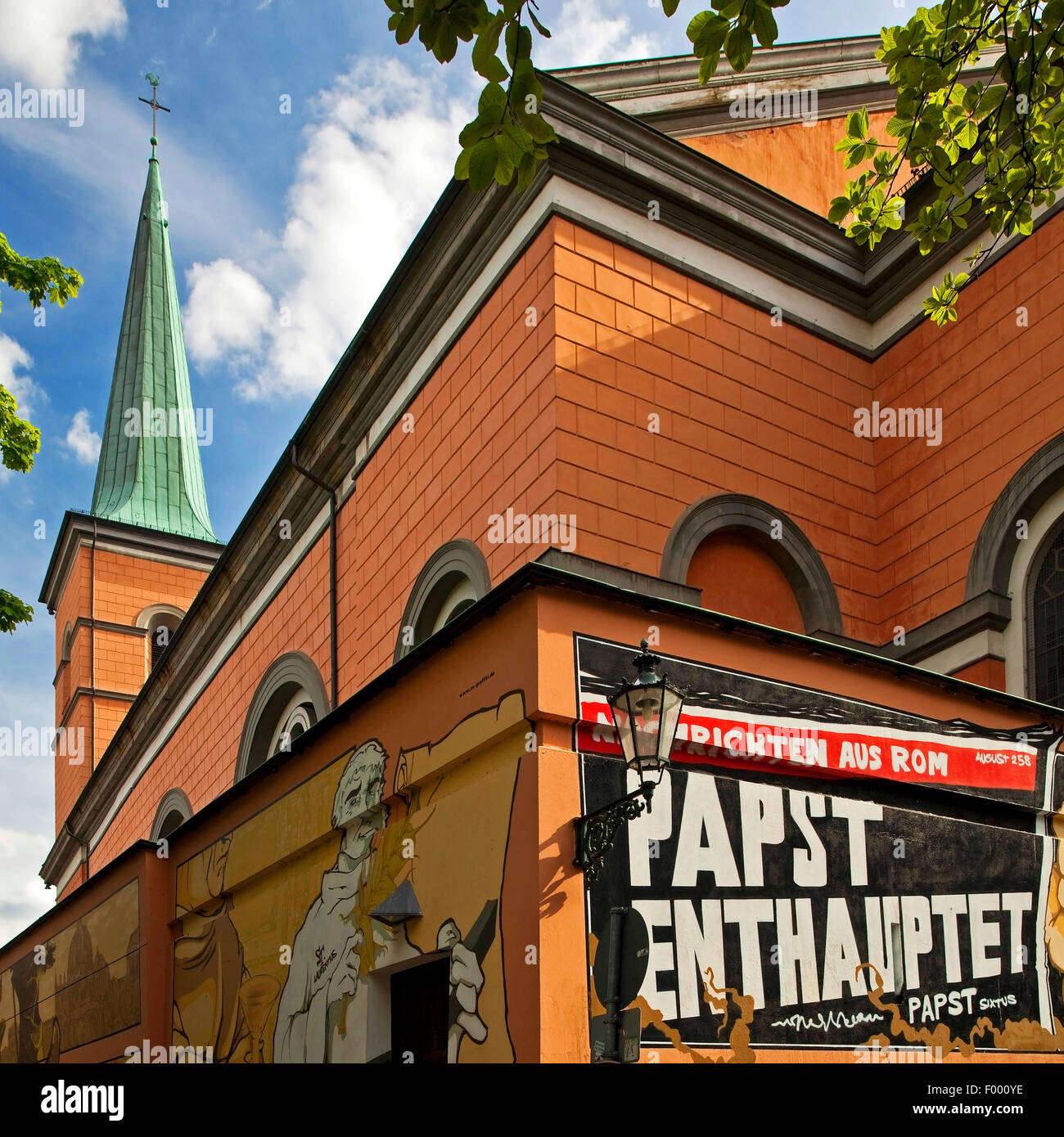 Laurentius Church in Wuppertal Elberfeld, Germany, North Rhine ...