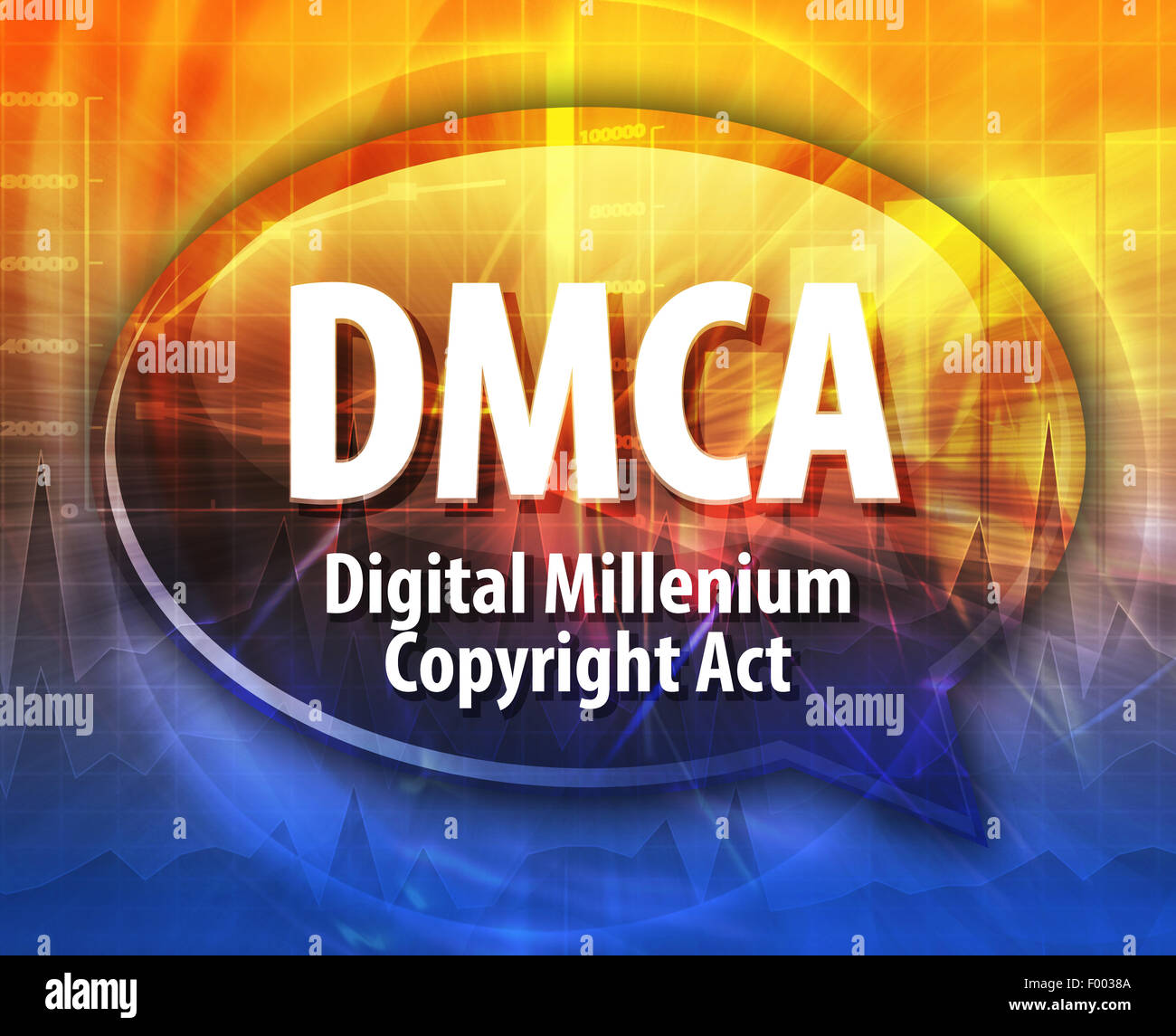 Speech bubble illustration of information technology acronym ...