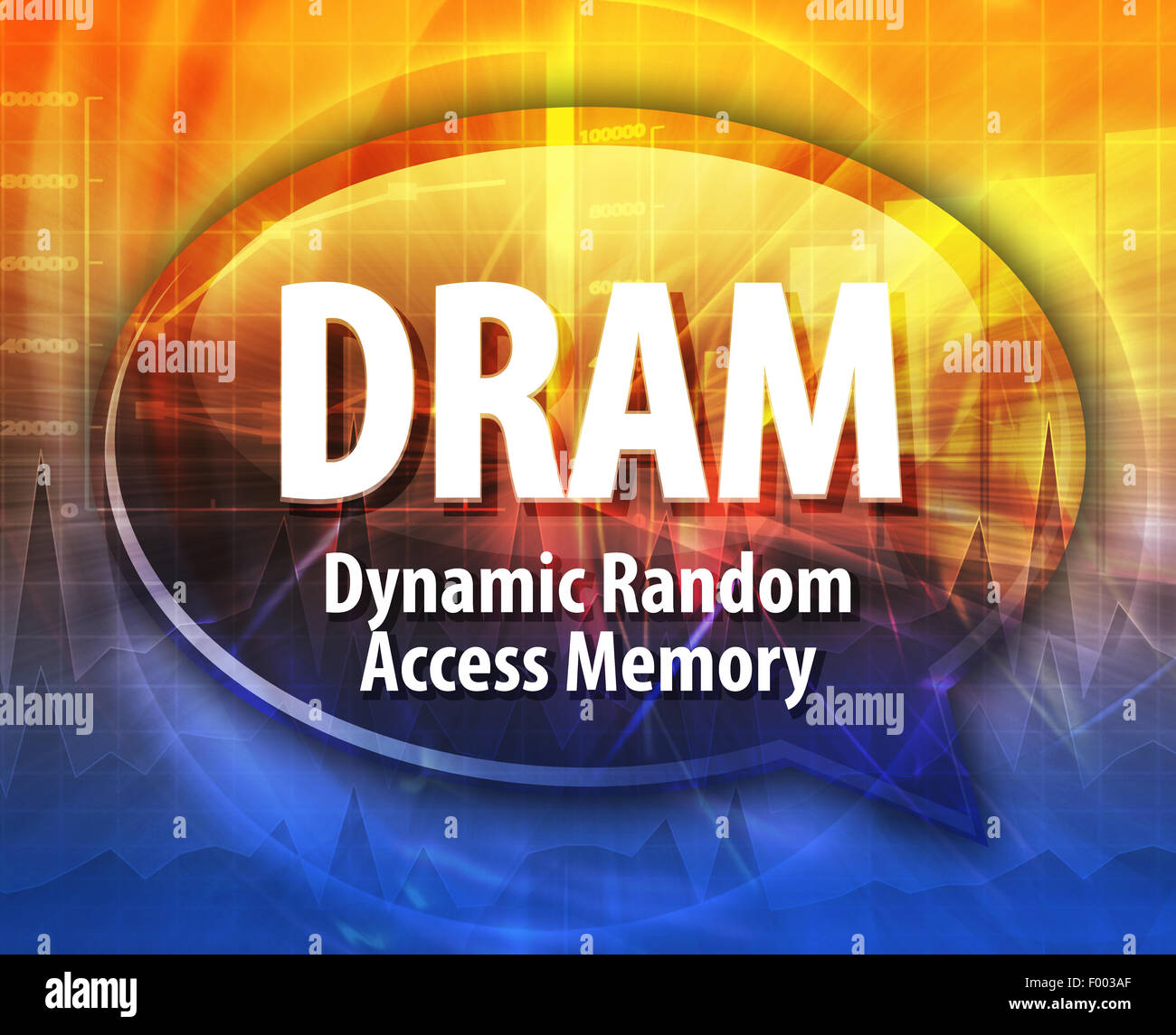 Speech bubble illustration of information technology acronym ...