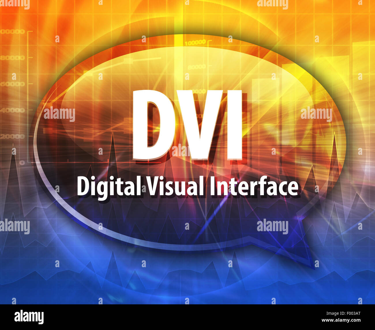Speech bubble illustration of information technology acronym ...