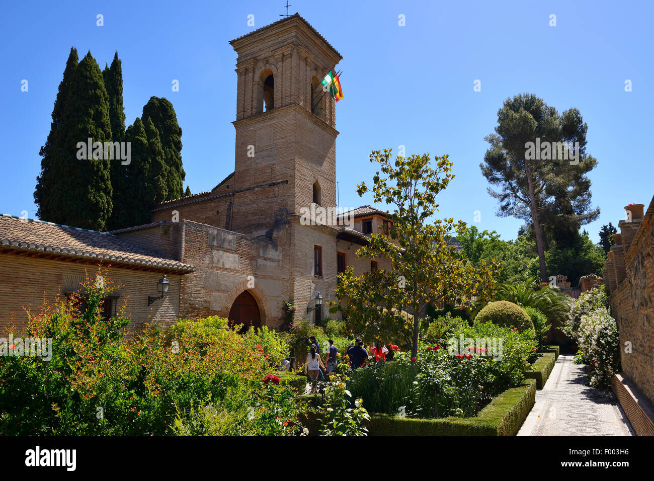 Convent of San Francisco (Parador) within Alhambra Palace complex ...