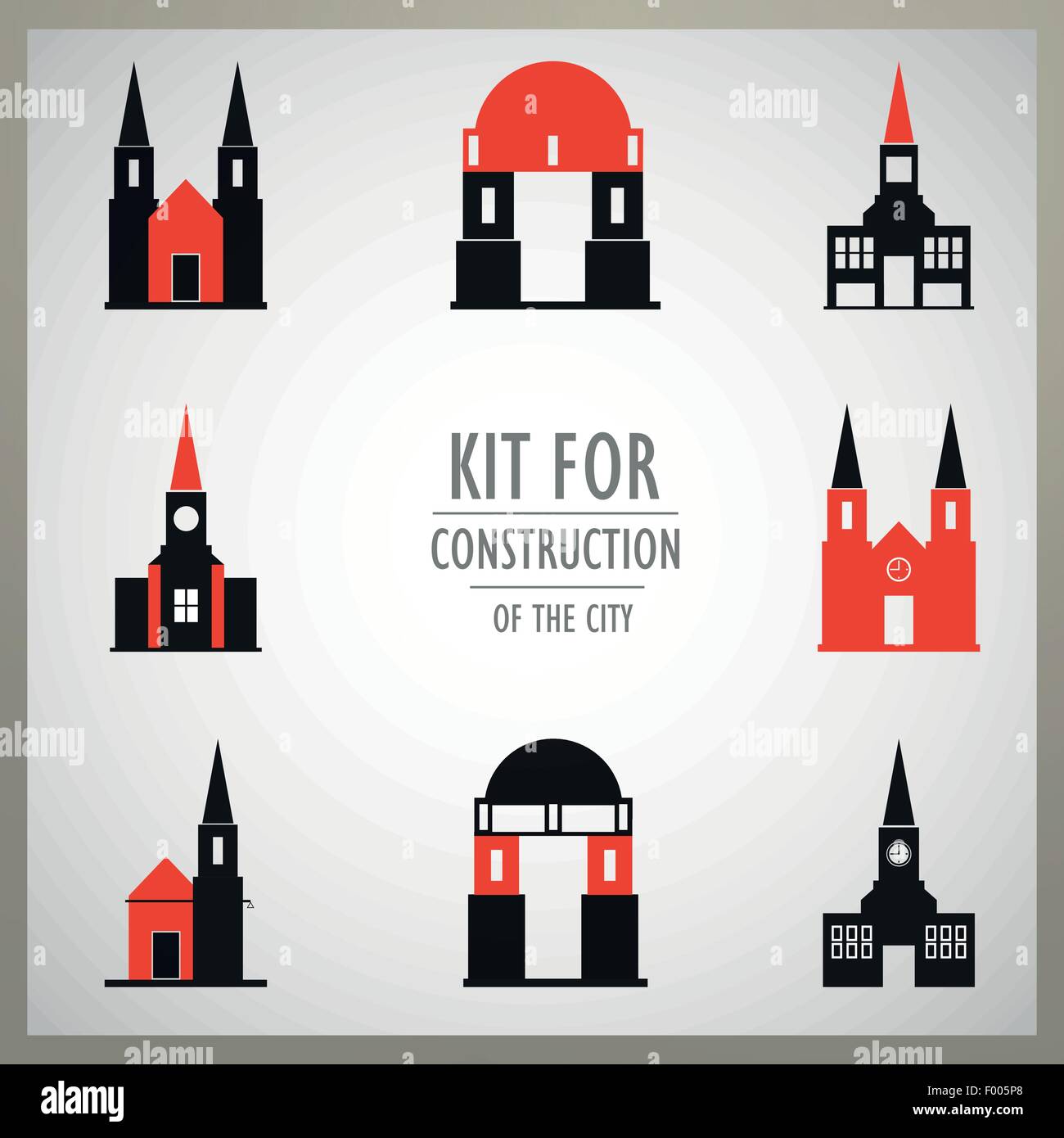 Set of vector architectural monuments old Europe Stock Vector Image ... Set of vector architectural monuments old Europe Stock Vector Image ...