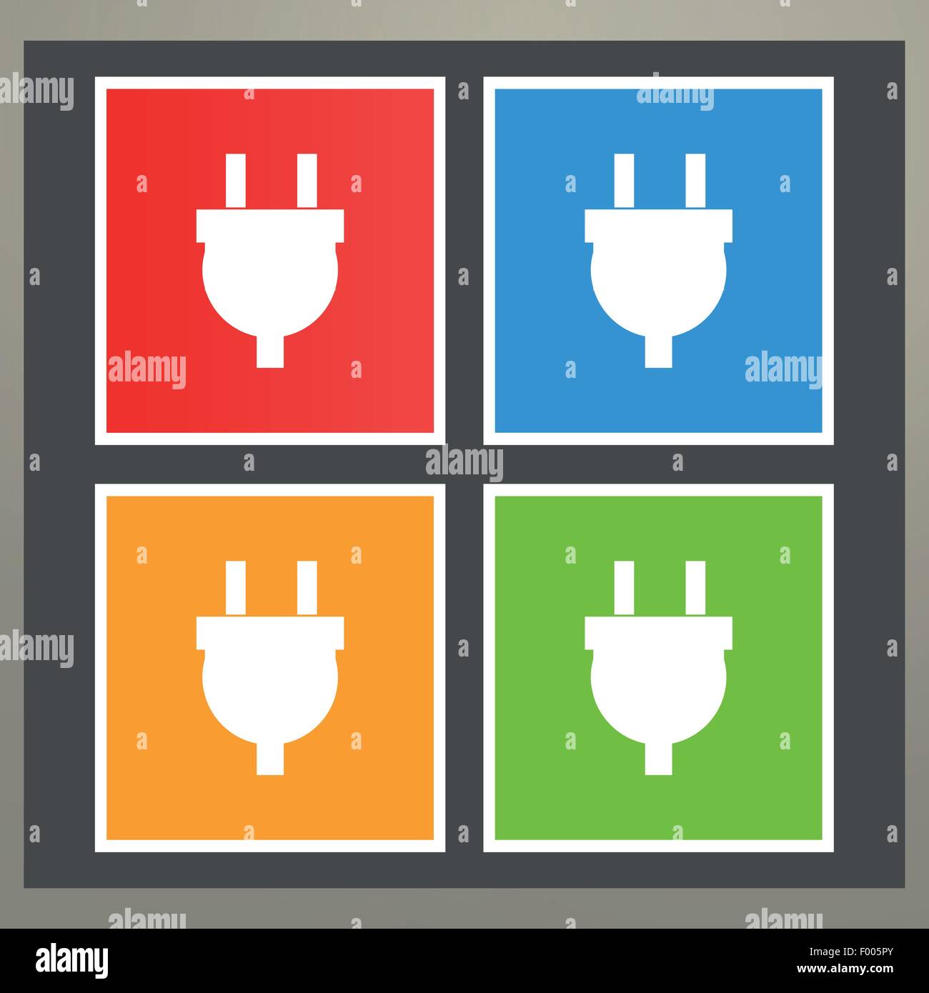 Wire, socket and electric plug vector design Stock Vector Image & Art ...