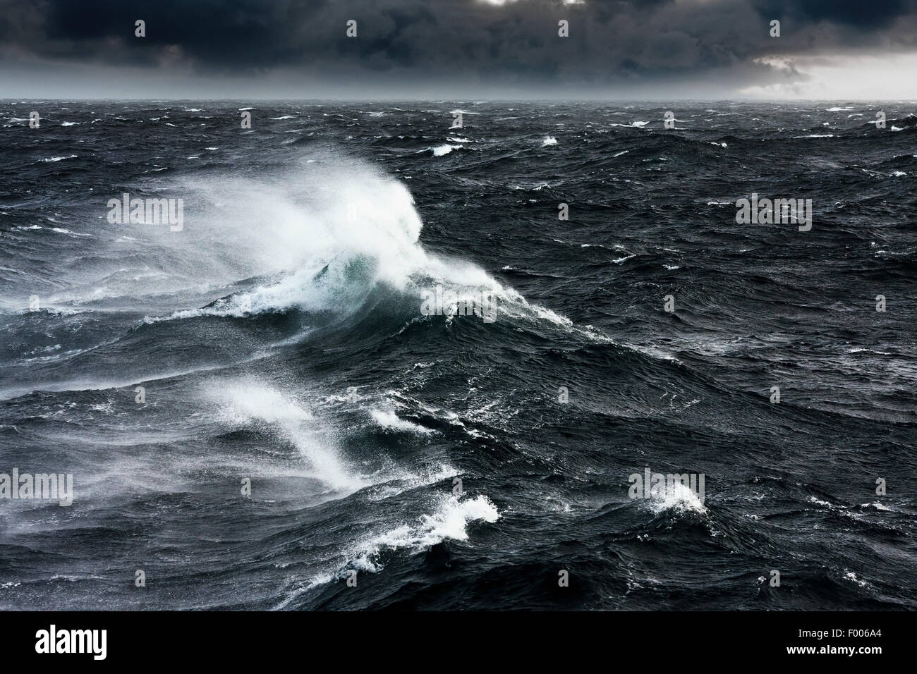 Windy weather high waves breaking hi-res stock photography and images ...