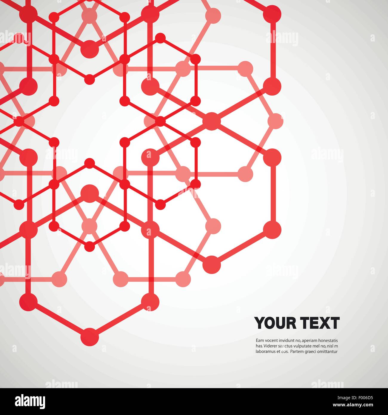 Set for design in molecules abstract style Stock Vector Image & Art - Alamy