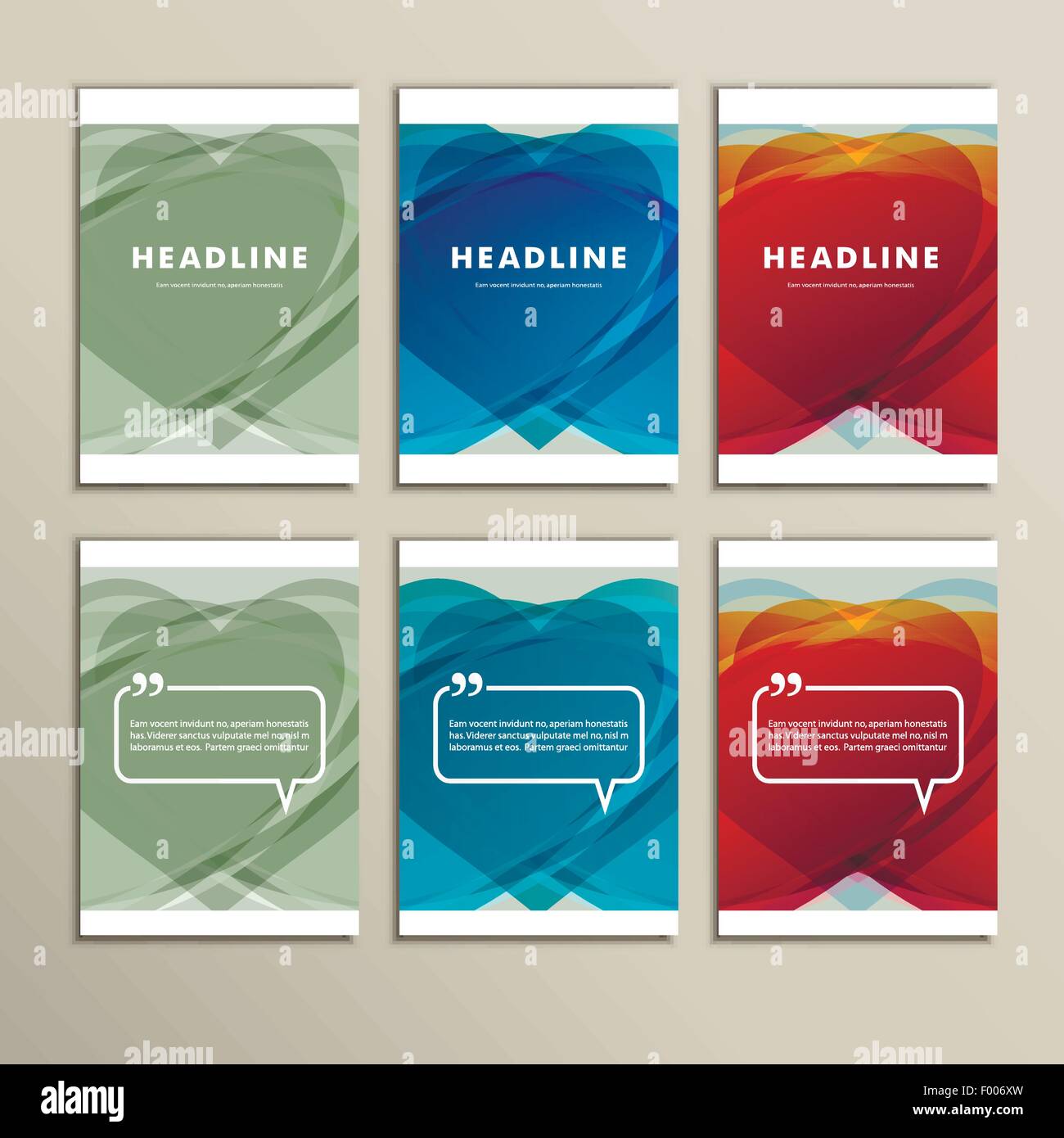 Conversation bubbles on blue and red background Stock Vector Image ...