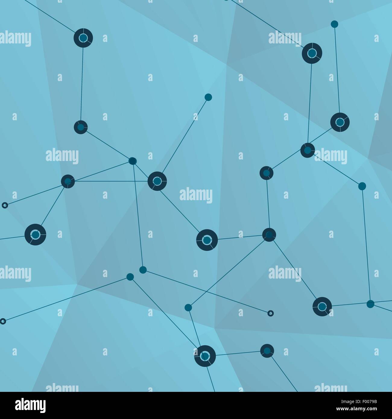 Vector color network connection and DNA design Stock Vector Image & Art ...