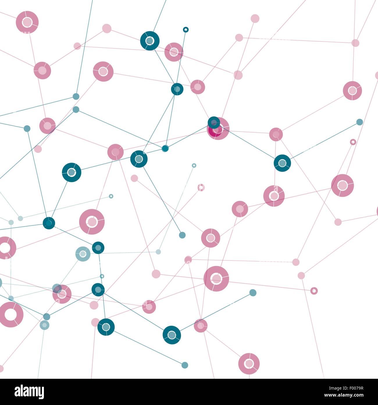 Vector color network connection and DNA design Stock Vector Image & Art ...