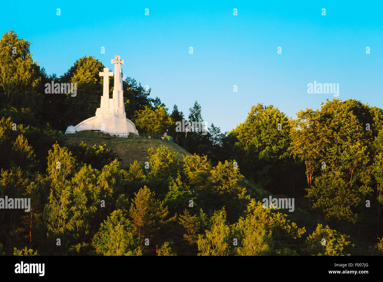 Aerial three crosses hill in hi-res stock photography and images - Alamy