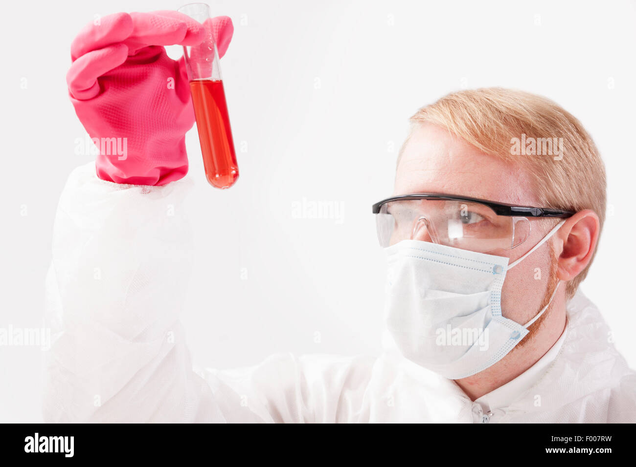 Test tube of blood sample hi-res stock photography and images - Alamy