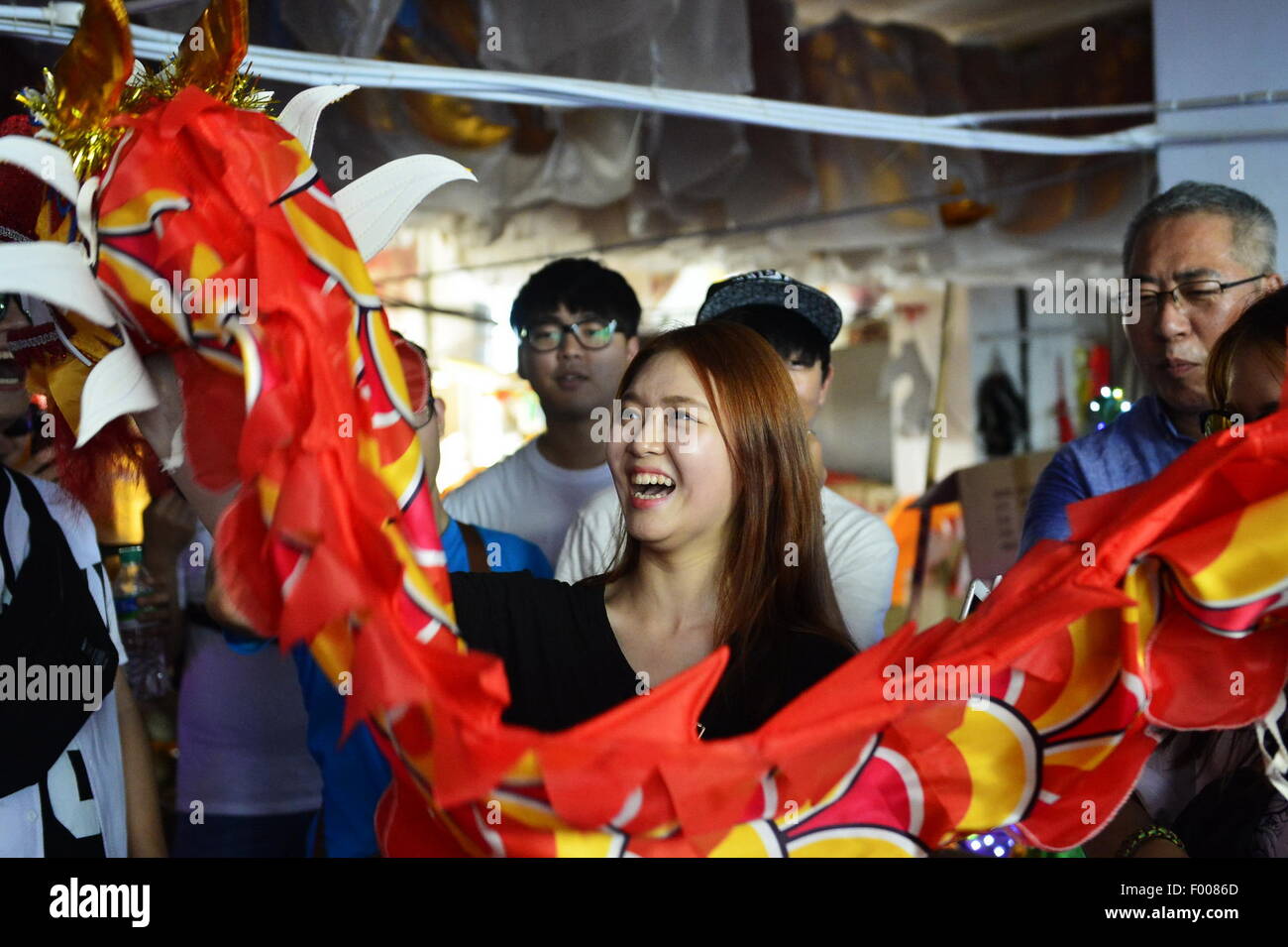 Nanchang, China's Jiangxi Province. 5th Aug, 2015. A South Korean girl ...