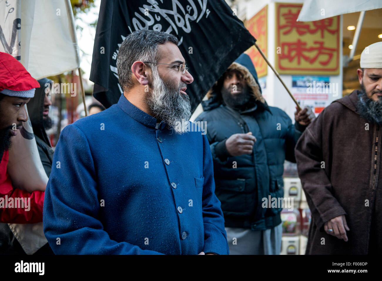 Islamic preacher Anjem Chaudry in London Stock Photo - Alamy