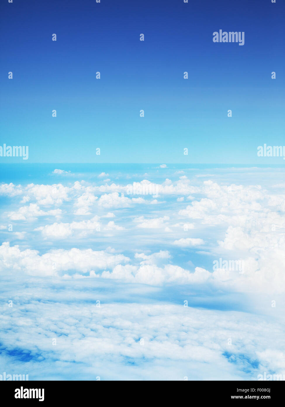 Aerial view blue sky background hi-res stock photography and images - Alamy