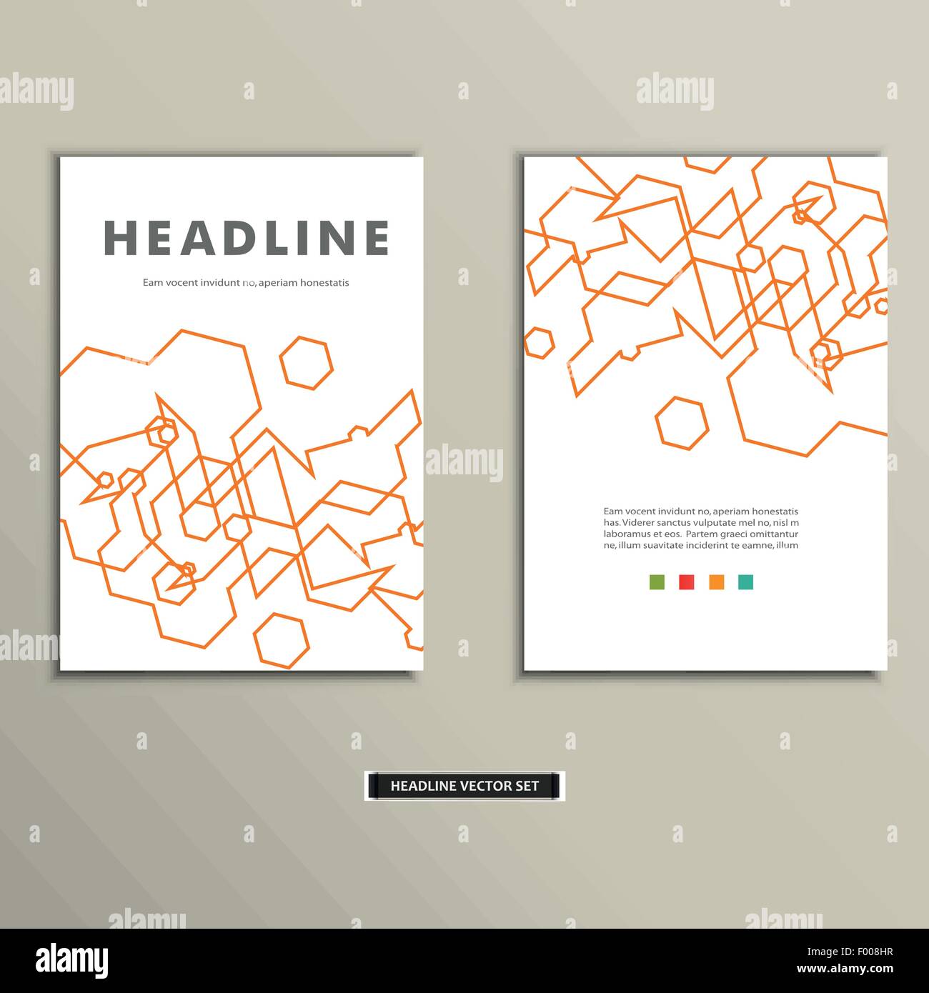 Book cover with abstract linear circuits eps Stock Vector Image & Art ...