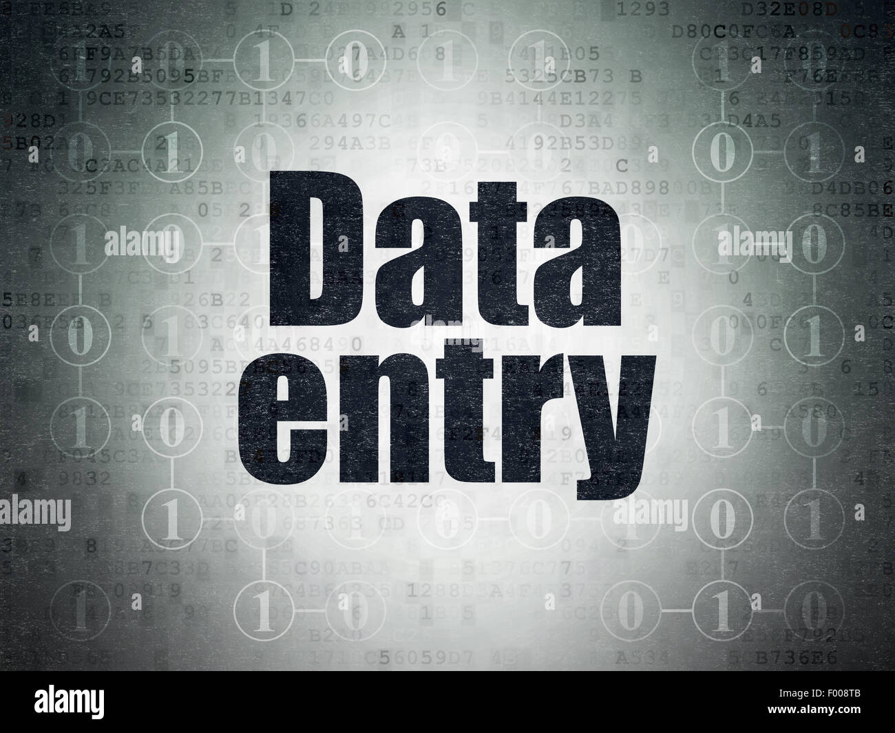 Information concept: Data Entry on Digital Paper background Stock Photo ...