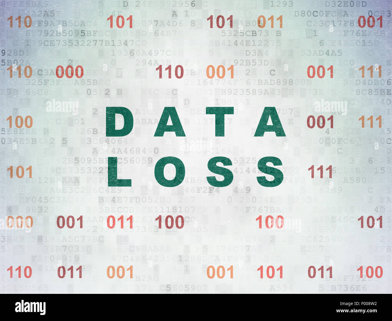 Information concept: Data Loss on Digital Paper background Stock Photo ...