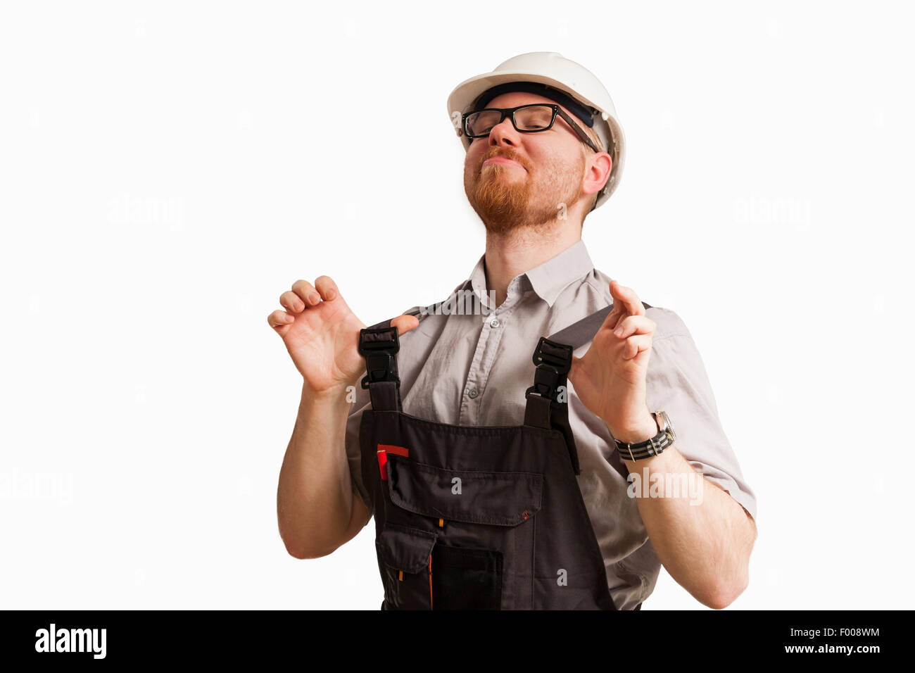 Construction worker in 30s wearing hi-res stock photography and images ...