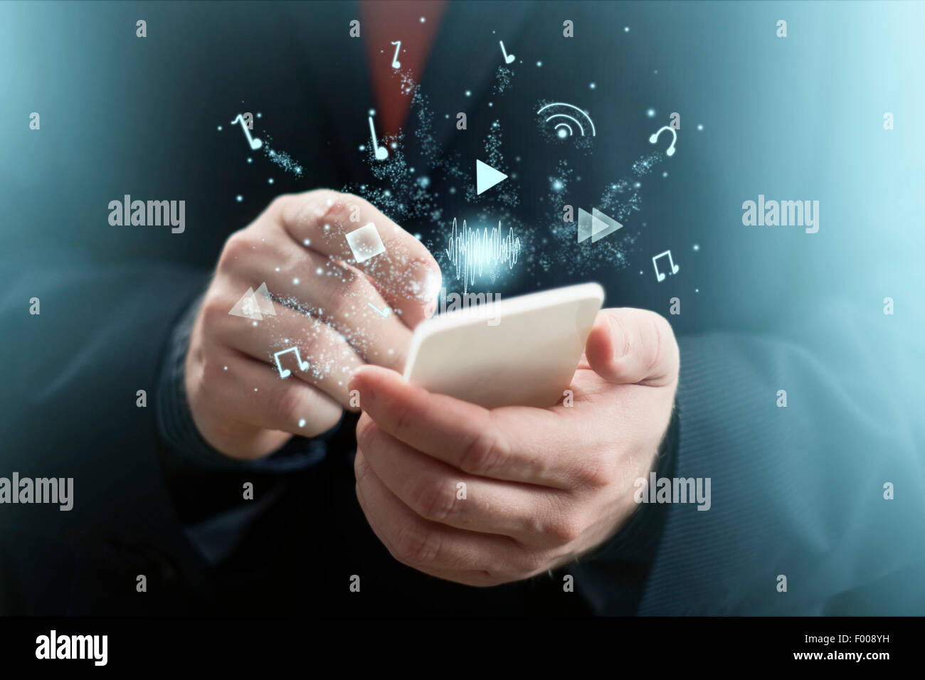 Icons floating hi-res stock photography and images - Alamy