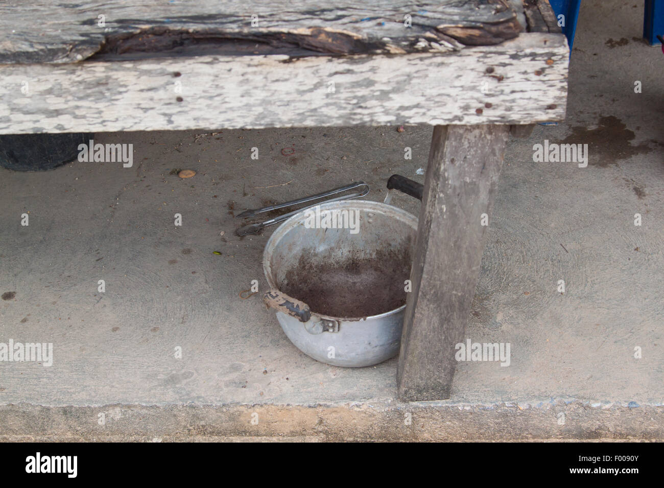 Dirty pots hi-res stock photography and images - Alamy