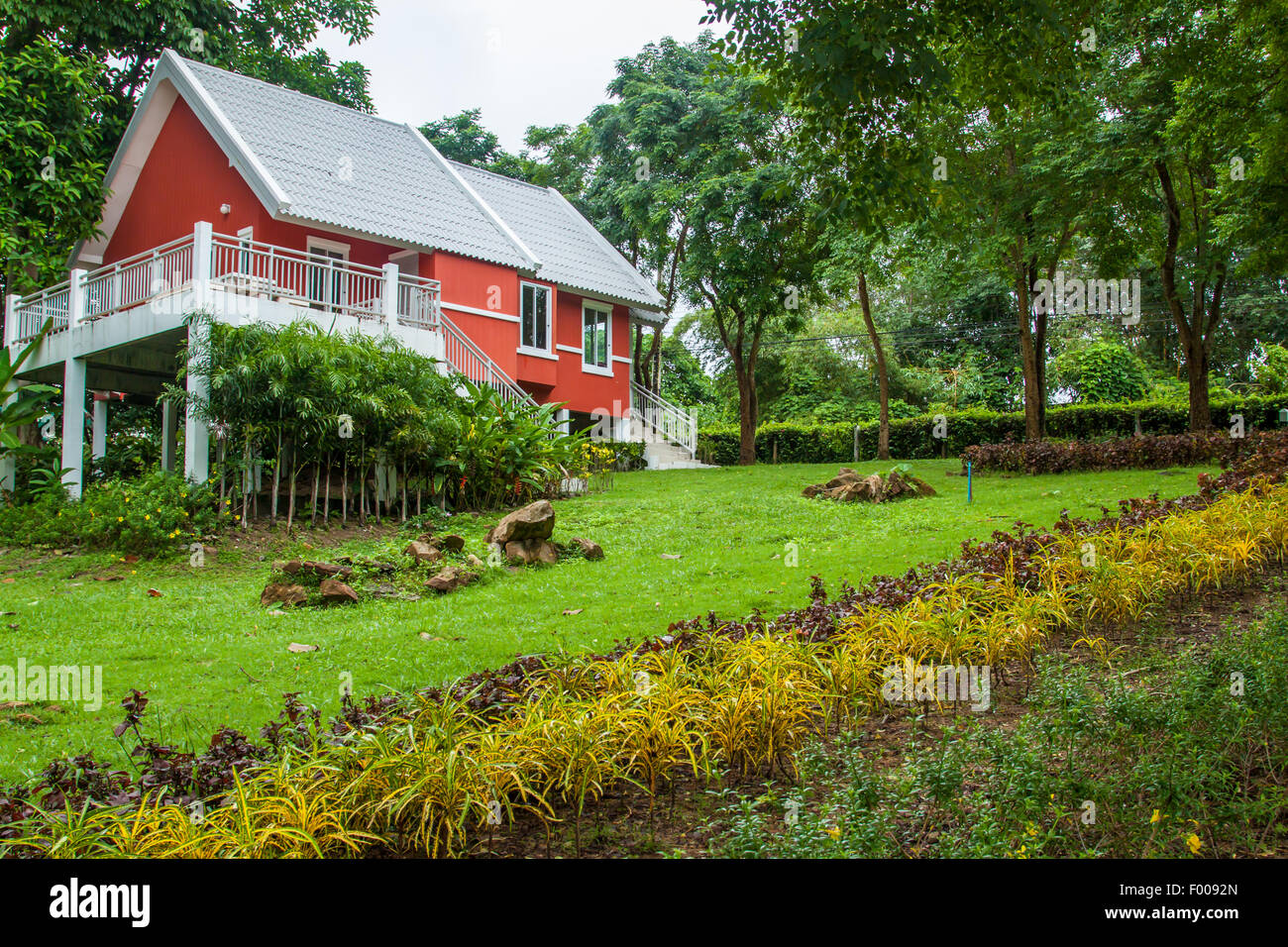 house in the nature Stock Photo - Alamy