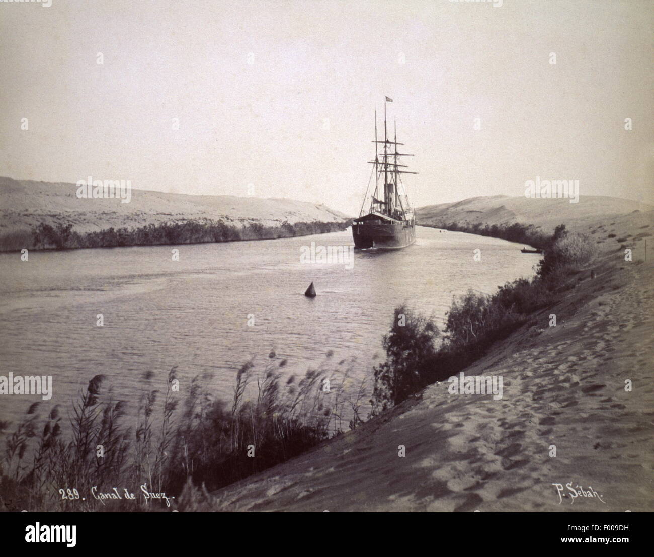 Suez Canal, Egypt - 1870s - Taking 10 years to build, the Suez Canal ...