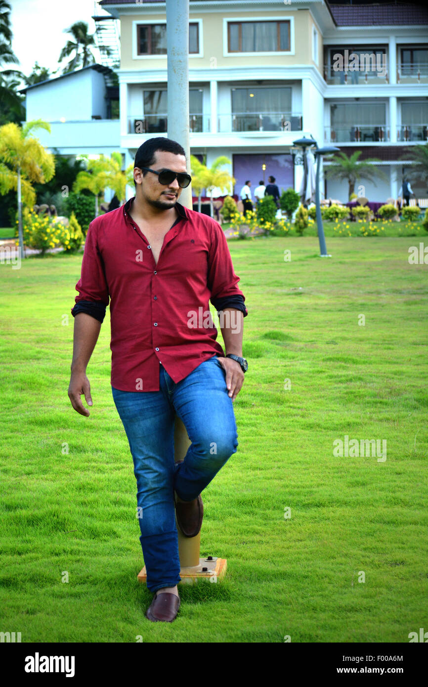 Handsome young man portrait hi-res stock photography and images - Alamy