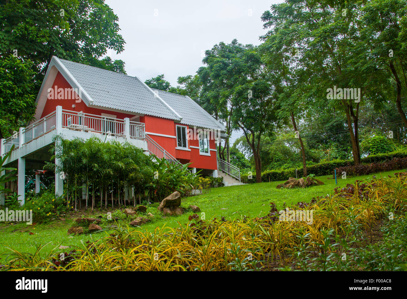house in the nature Stock Photo - Alamy