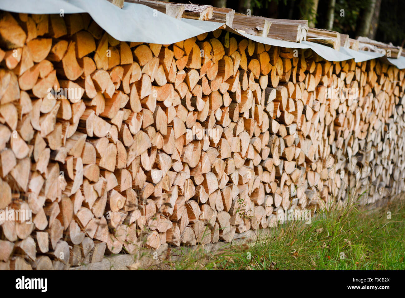 Stacked firewood bavaria germany hi-res stock photography and images ...