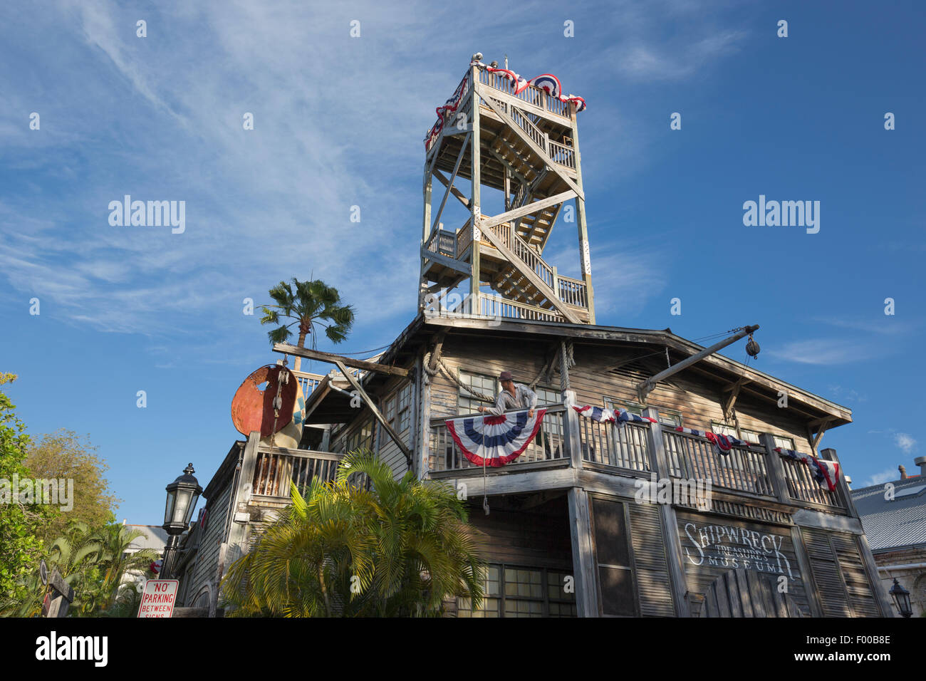 SHIPWRECK MUSEUM OVERLOOK TOWER KEY WEST FLORIDA USA Stock Photo - Alamy