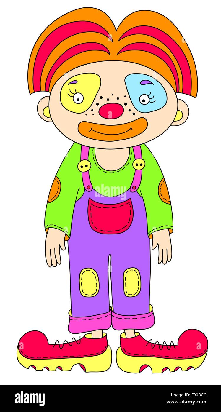 Clown line art Stock Vector Images - Alamy