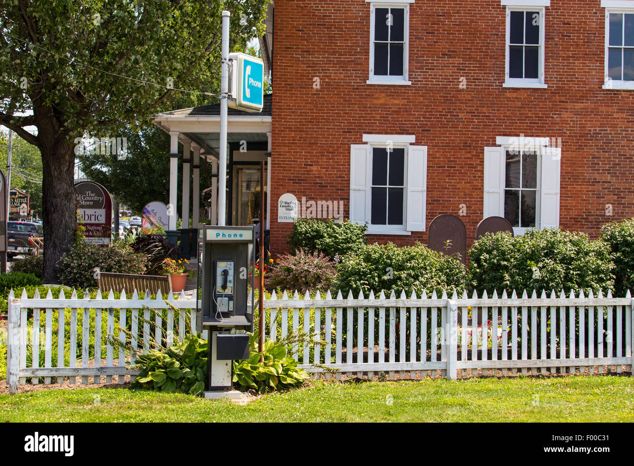 Outdoor phone booth in Lancaster County, PA Stock Photo - Alamy