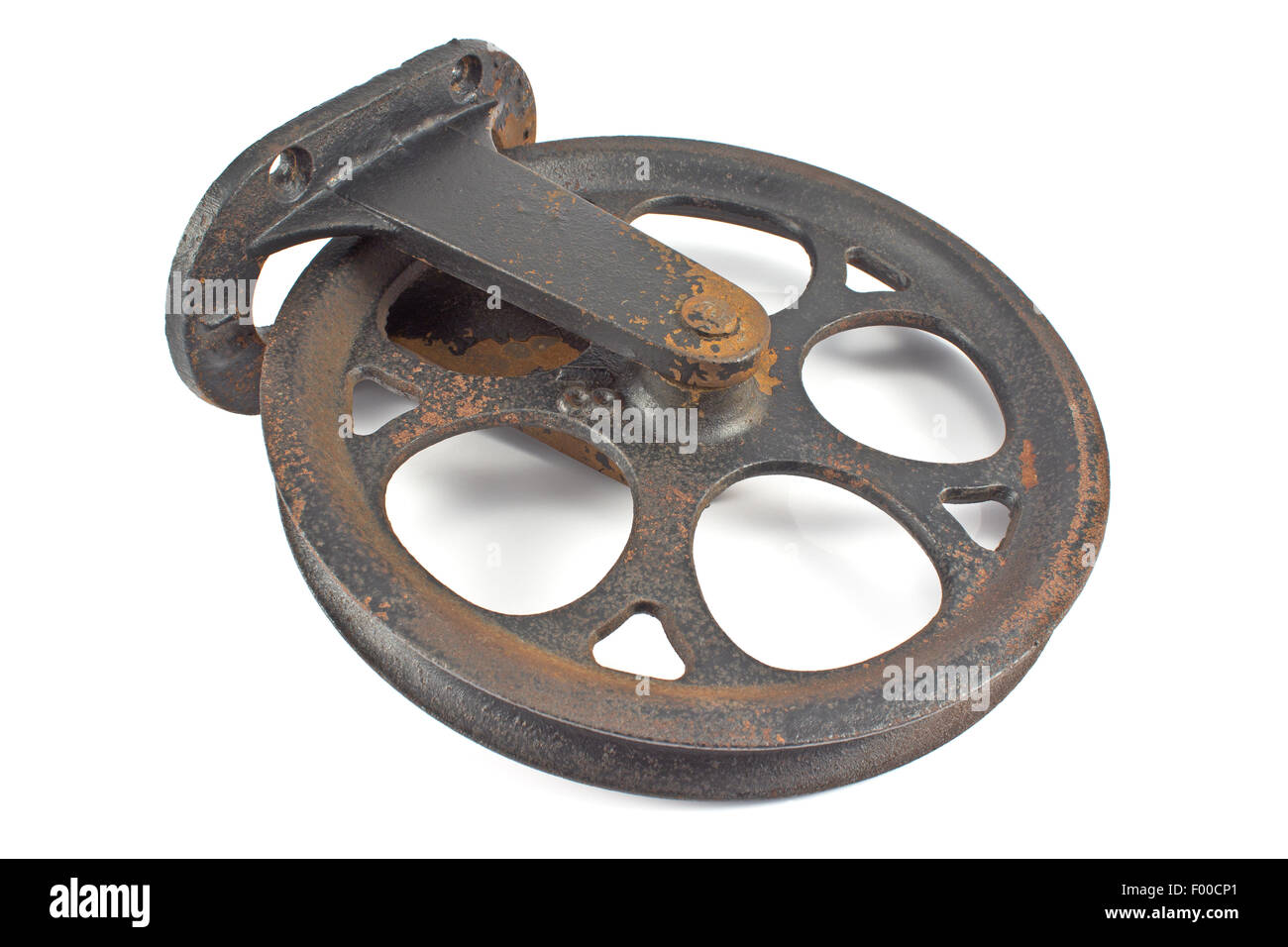 Vintage pulley Cut Out Stock Images & Pictures - Alamy