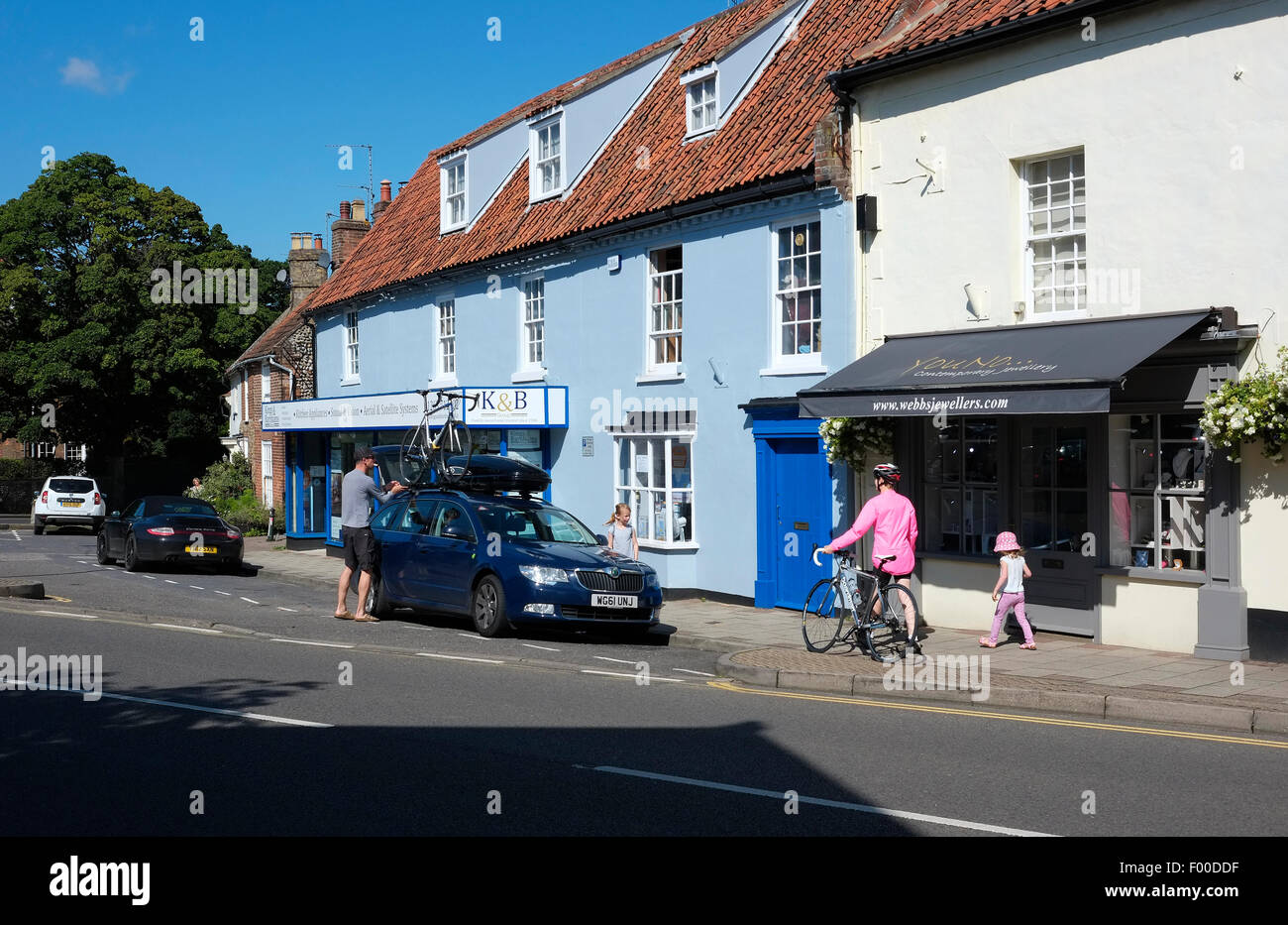 holt, north norfolk, england Stock Photo - Alamy
