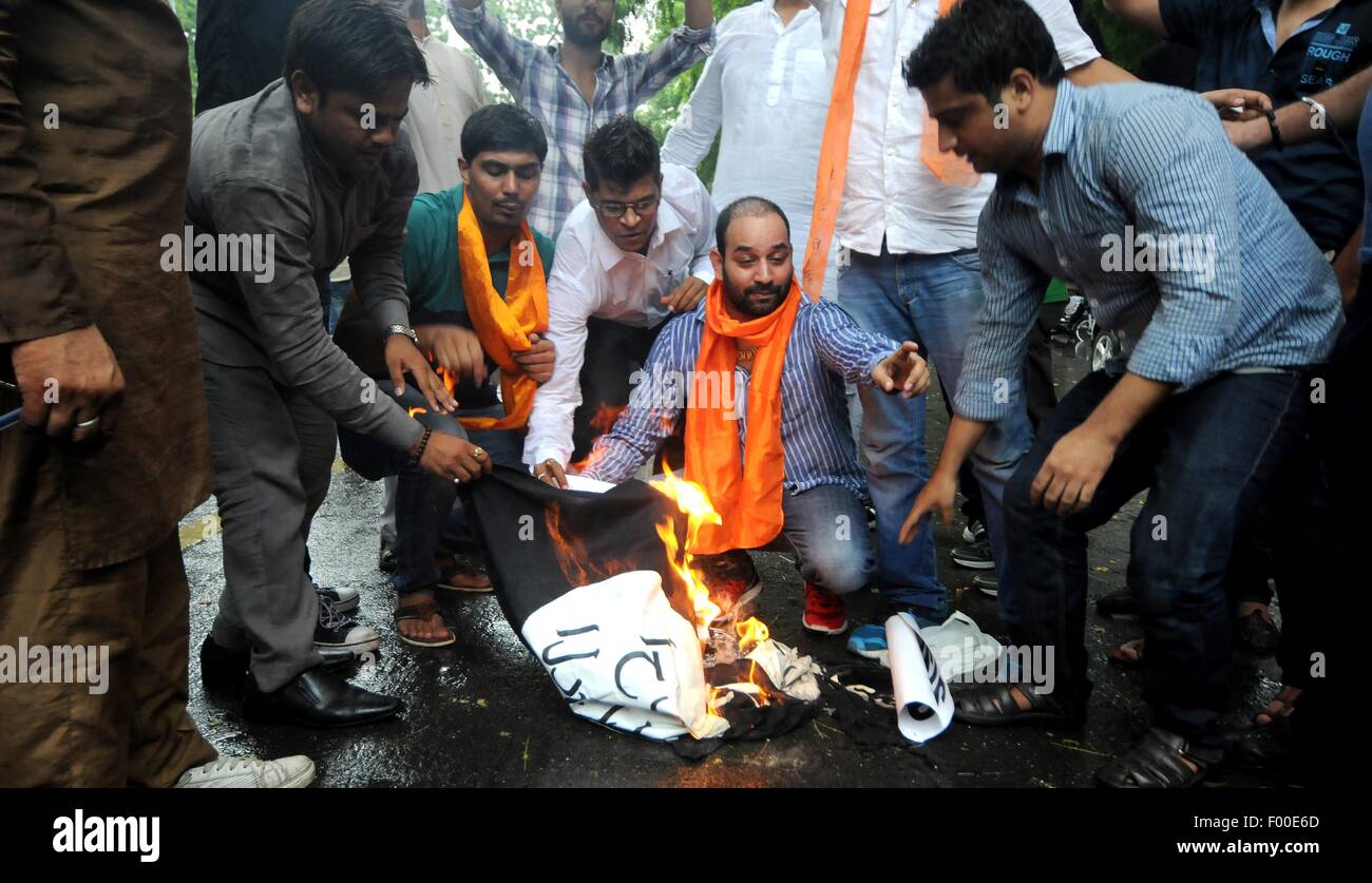 Indian right wing hindu organisation hi-res stock photography and ...