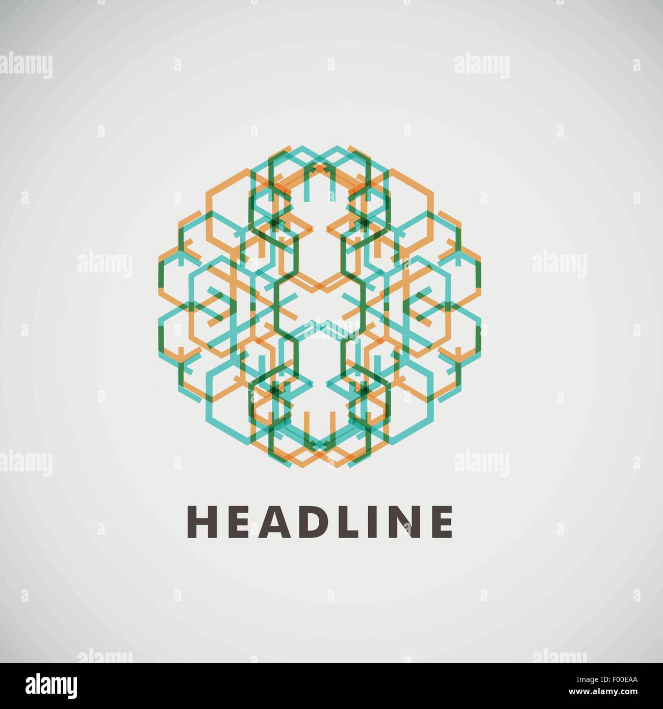 Colored broken lines on a light background Stock Vector Image & Art - Alamy