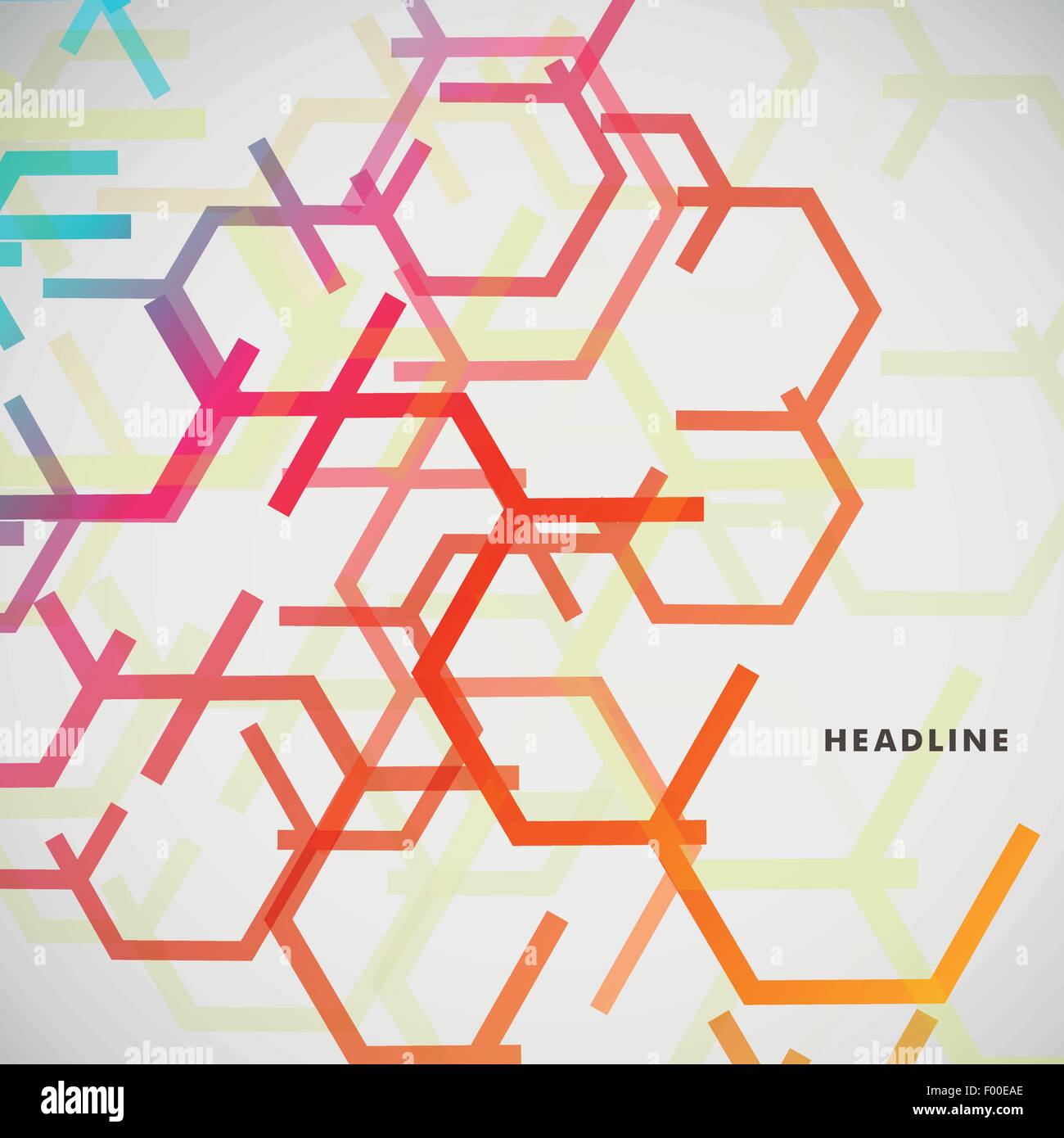 Colored broken lines on a light background Stock Vector Image & Art - Alamy