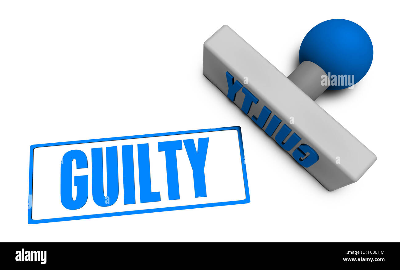 Guilty stamp hi-res stock photography and images - Alamy