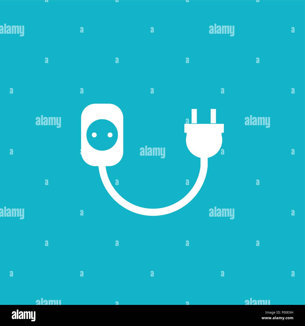 Wire, socket and electric plug vector design Stock Vector Image & Art ...