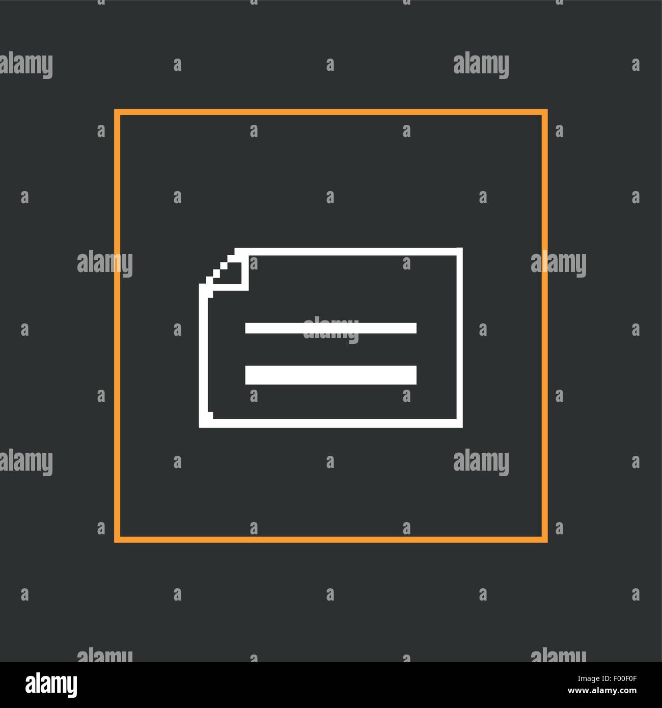 Simple pixel icon dialog messages. Vector design Stock Vector Image ...