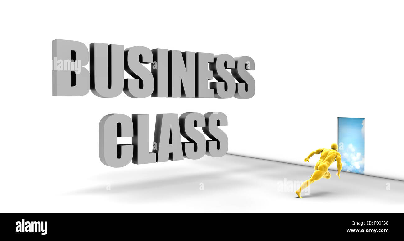 Business Class as a Fast Track Direct Express Path Stock Photo - Alamy