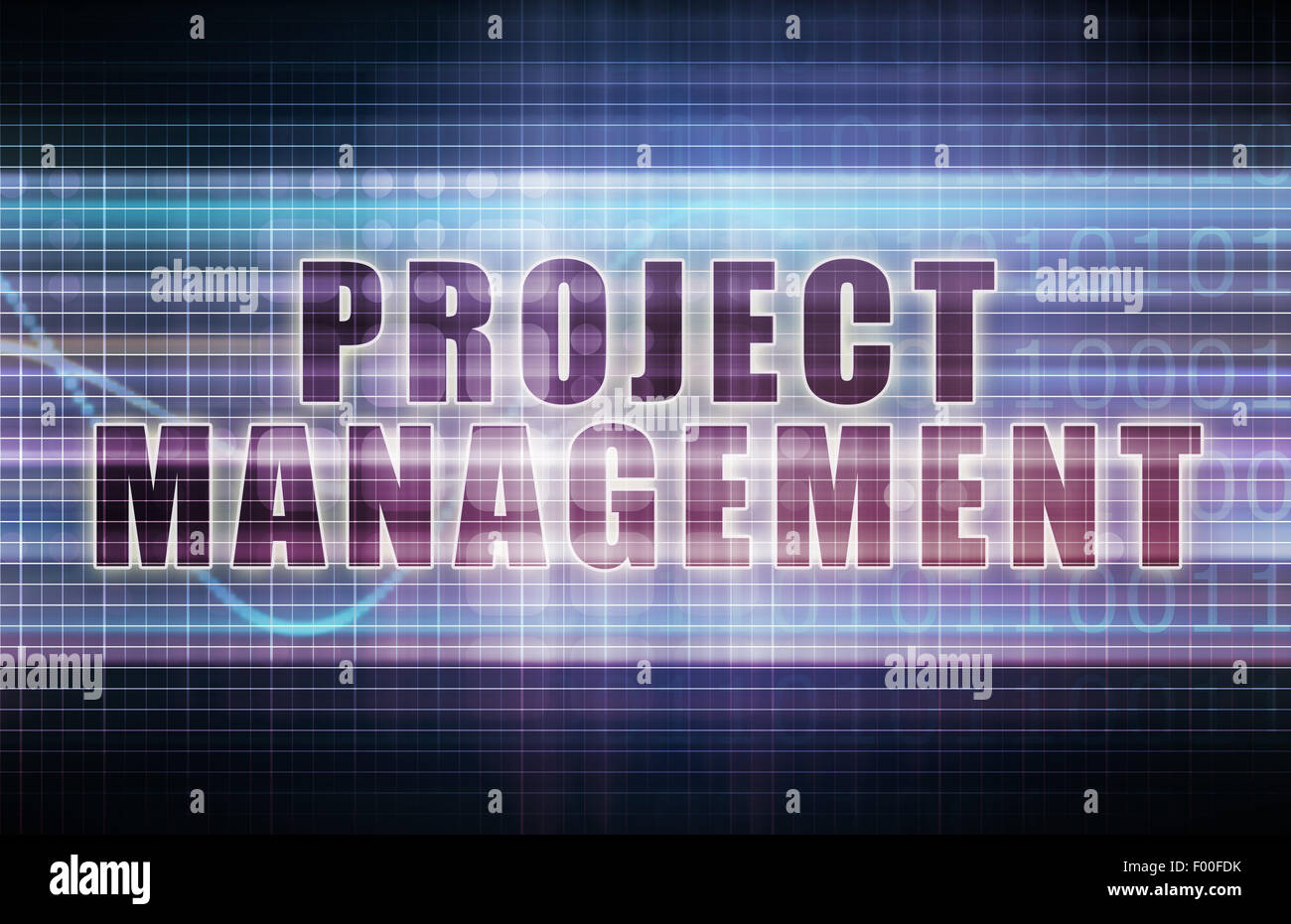 Project Management on a Tech Business Chart Art Stock Photo - Alamy