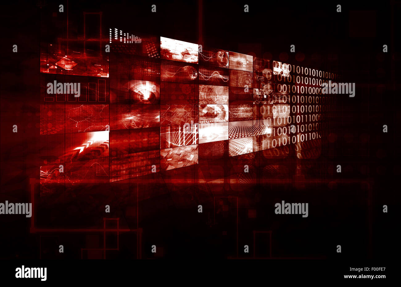 Data Management Technology and Big Data as Art Stock Photo - Alamy