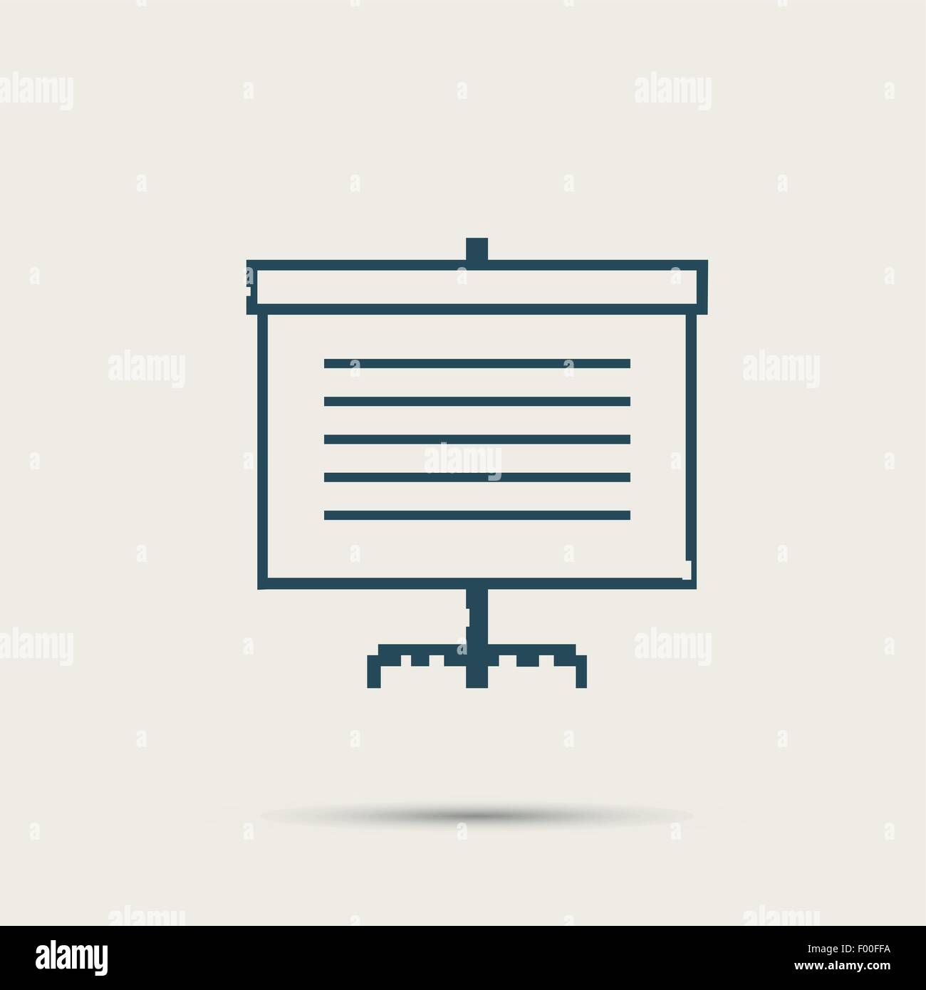 Pixel icon boards for information. Vector design Stock Vector Image ...