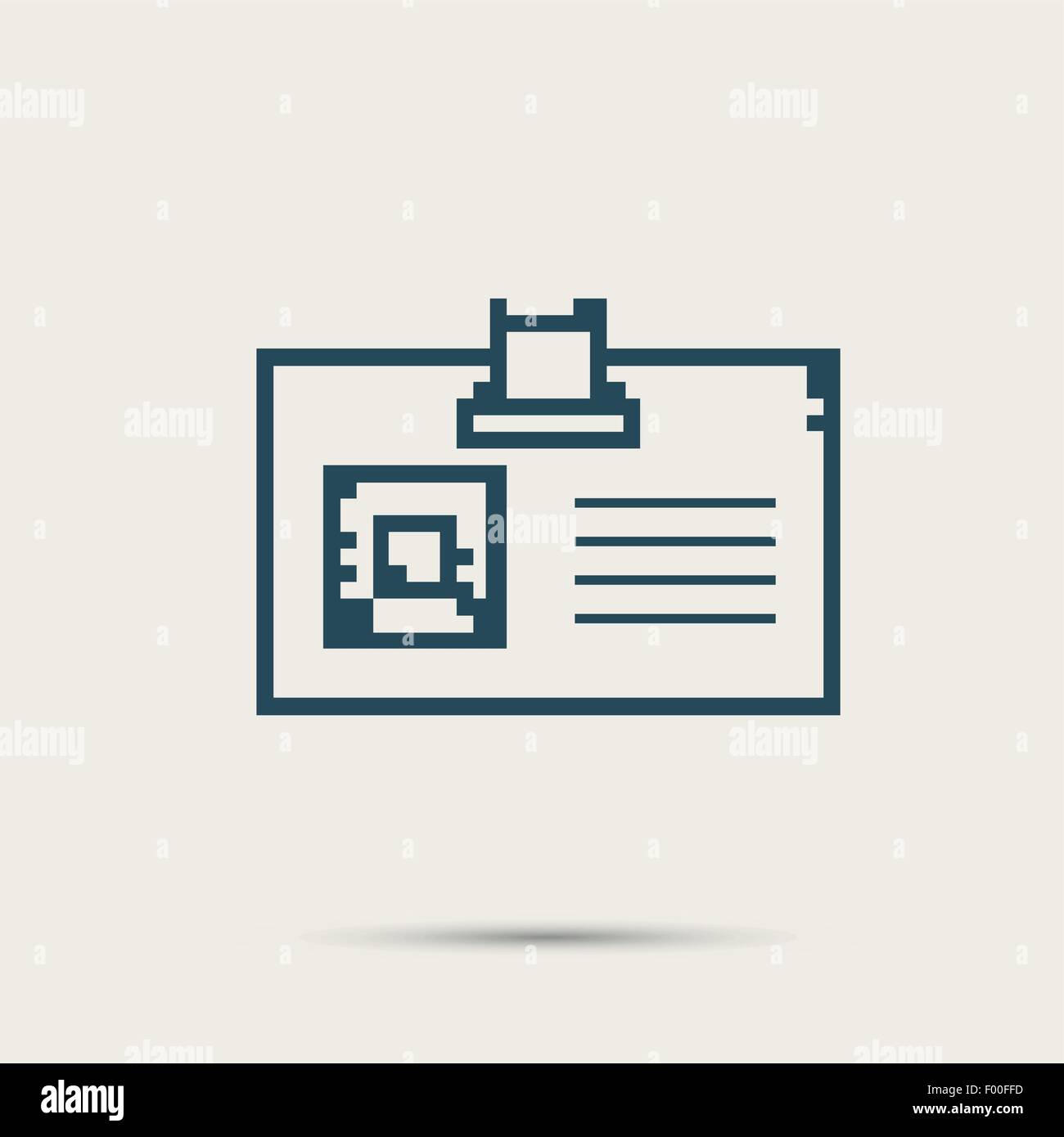 Simple stylish pixel icon cards. Vector design Stock Vector Image & Art ...