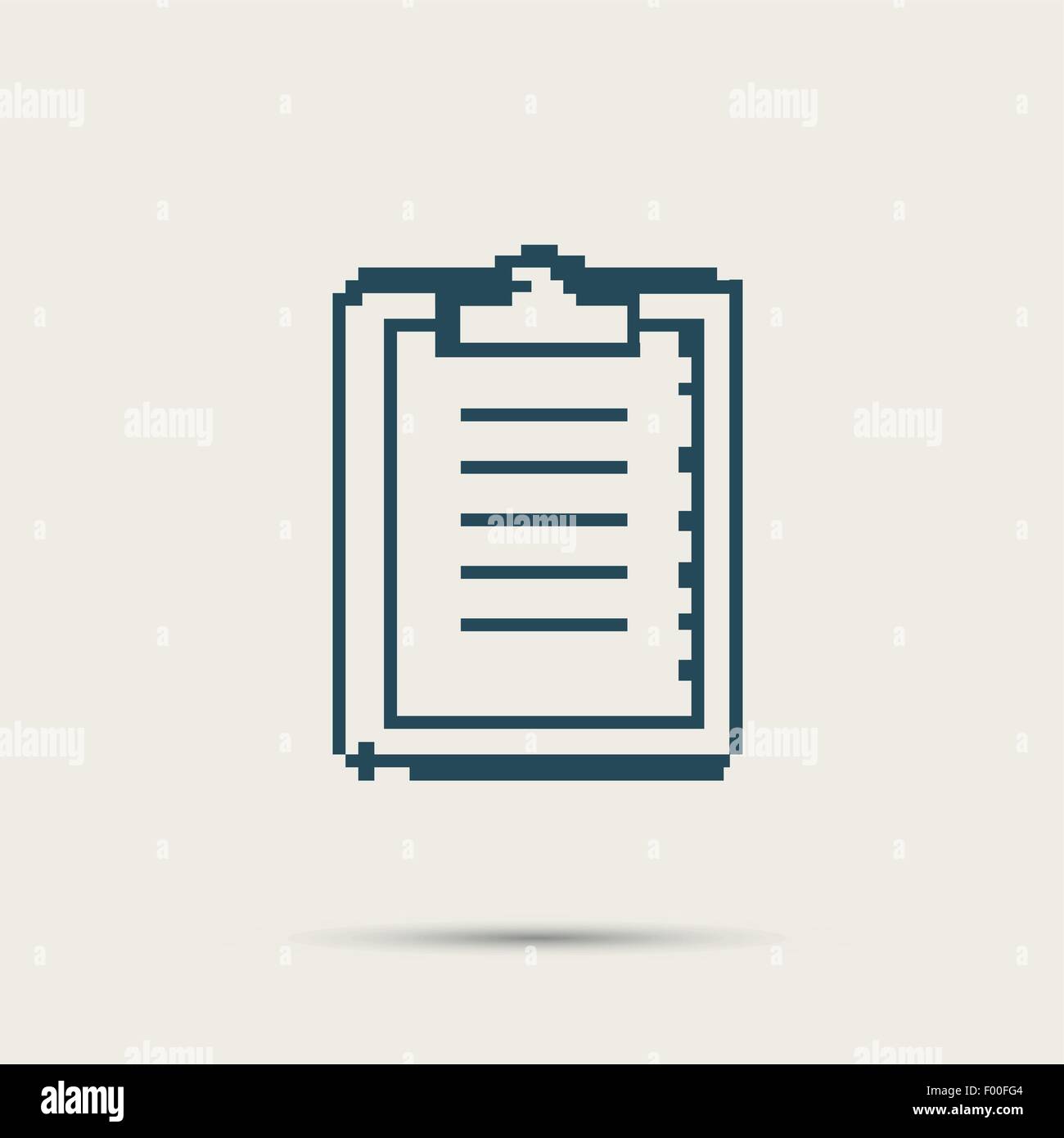 Simple pixel icon paper holder. Vector design Stock Vector Image & Art ...