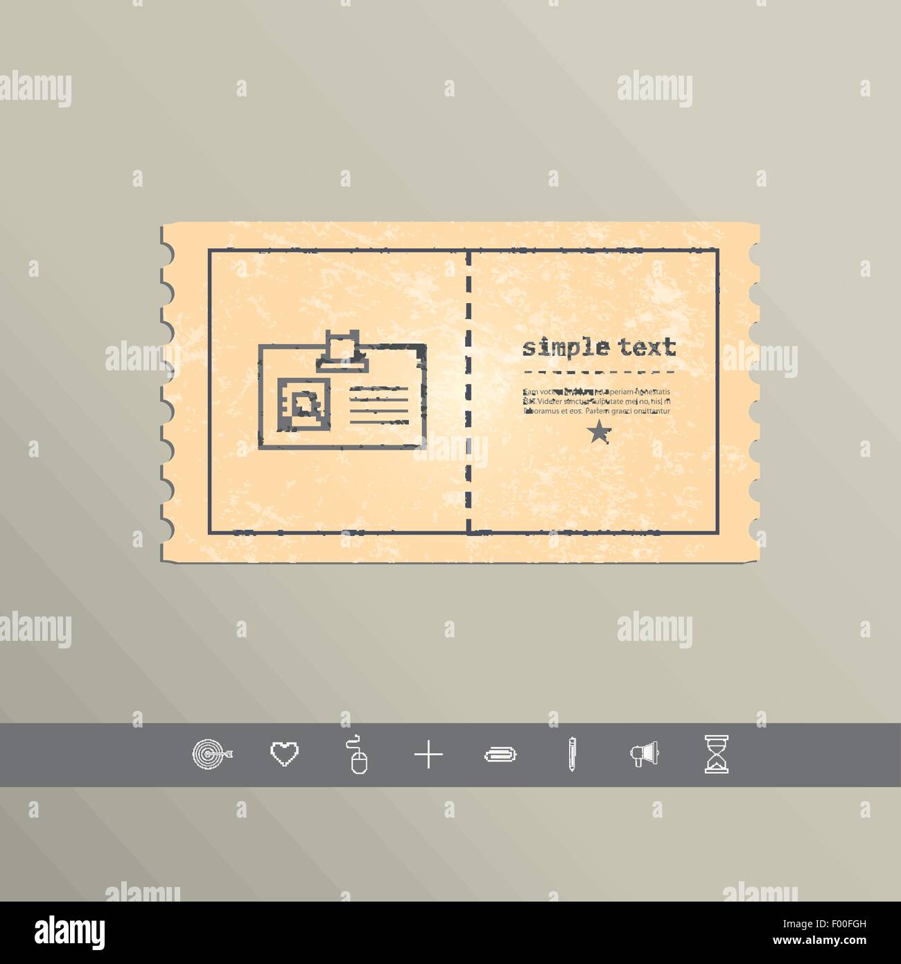 Simple stylish pixel icon cards. Vector design Stock Vector Image & Art ...