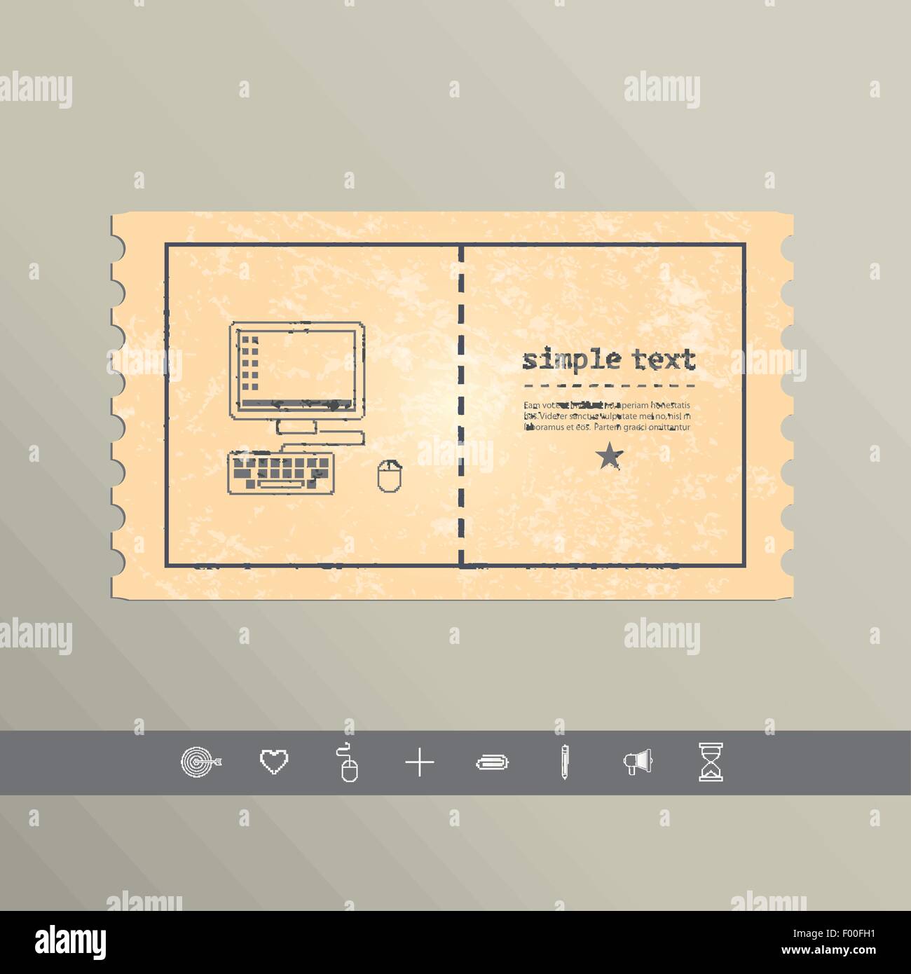 Simple stylish laptop pixel icon. Vector design Stock Vector Image ...